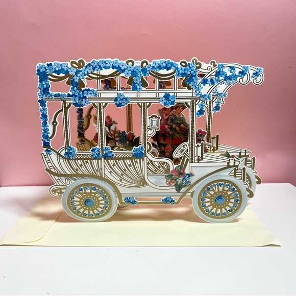 Vintage | Accents | Vintage Large Die Cut Pop Up Card | Poshmark